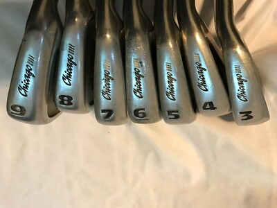 Chicago 944 DB Irons, RH, 3-9, True Temper Dynamic Stiff Steel, Golf ...