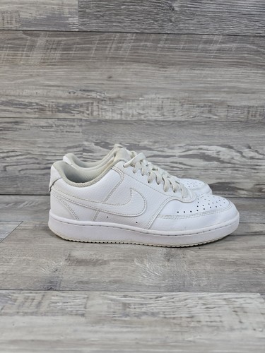 Size 8 - Nike Court Vision Low Triple White Mens CD5463-100 Shoes ...