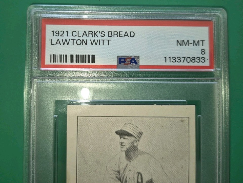 Original Clark’s Bread Card W575-1 /E121 Lawton Witt RF Philadelphia PSA NM-MT 8 | eBay