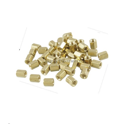 25pcs M3 6mm Copper Cylinder Hollow Copper Column M3 | eBay