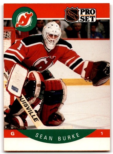 1990-91 Pro Set Sean Burke New Jersey Devils #164 | eBay