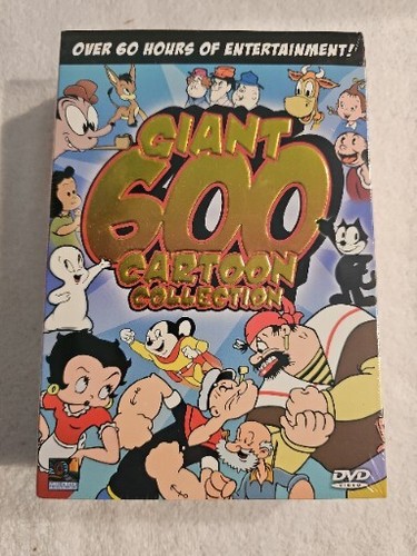 Giant 600 Cartoon Collection Over 60 Hours of Entertainment 12-Disc Set ...
