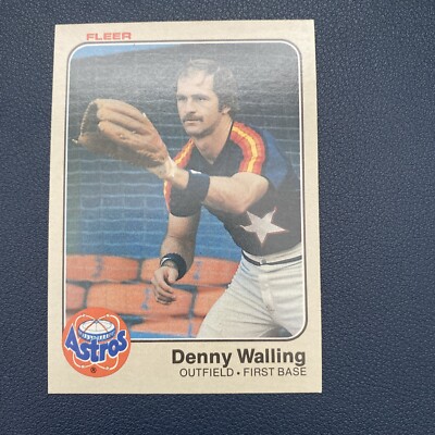 1983 Fleer Baseball Denny Walling #469 Houston Astros NM+ | eBay