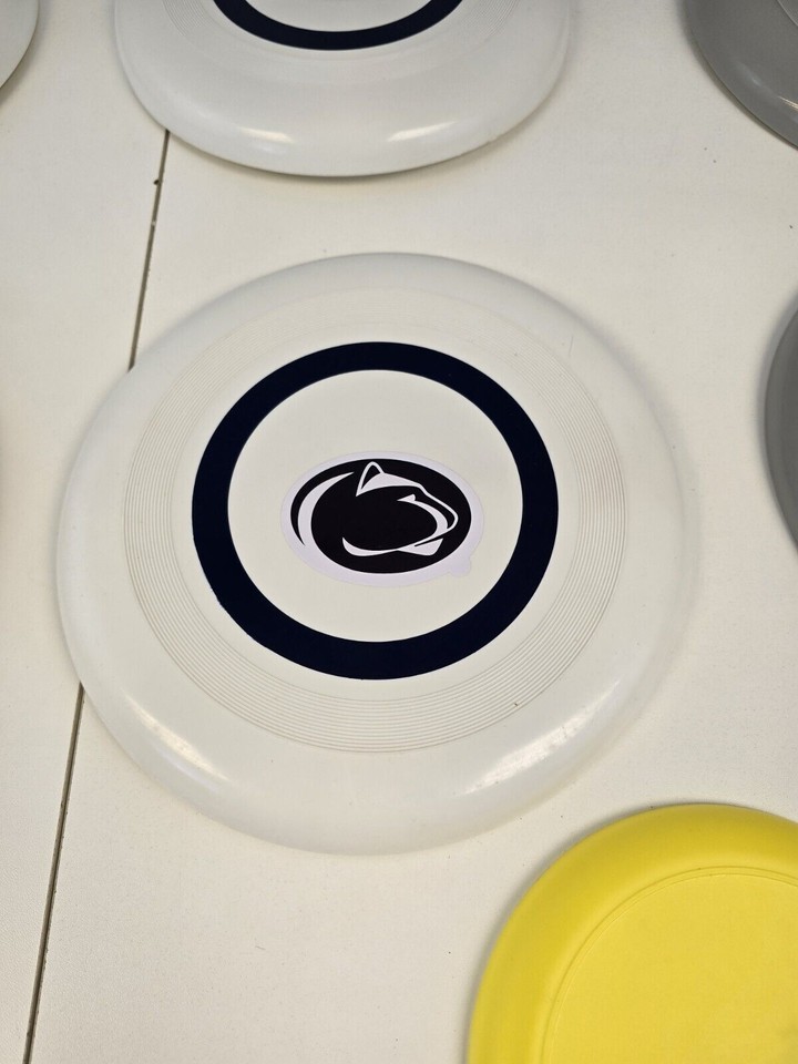 Penn State University Nittany Lions Disc Golf Frisbee 9 Pc Set Gray ...