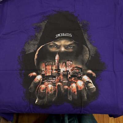 Supreme Def Jam Fight for NY Fighter Tee Purple XXL New | eBay