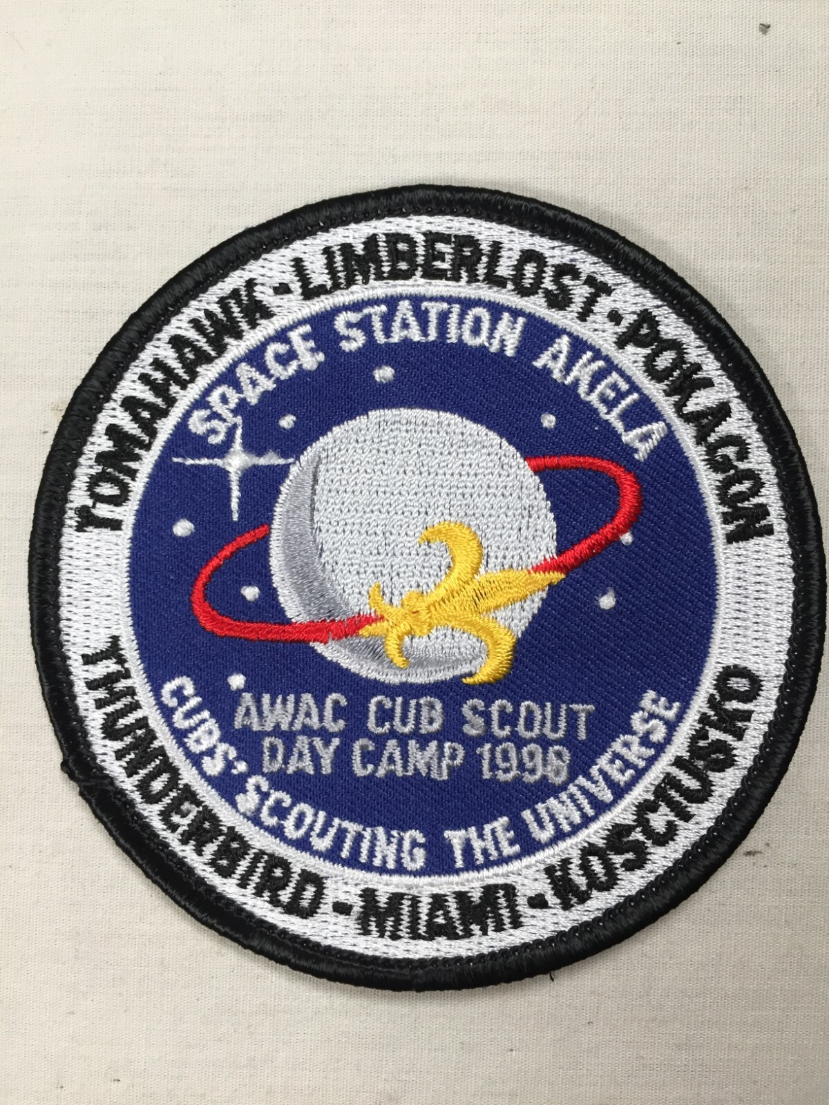 1998 Anthony Wayne Area Council Cub Day Camp Space Activity Patch | eBay