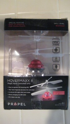 Propel Hovermaxx II Magic Hand Controlled UFO 6 Colored LED Lights ...