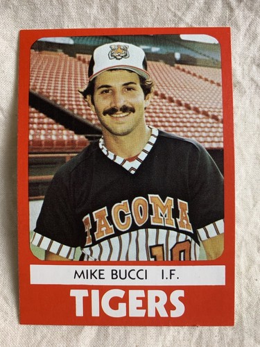 1980 Tacoma Tigers Minor League Card TCMA #13 Mike Bucci M3 | eBay
