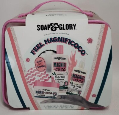 Soap And Glory Feel Magnificoco Gift Set, Body Scrub, Wash & Lotion ...