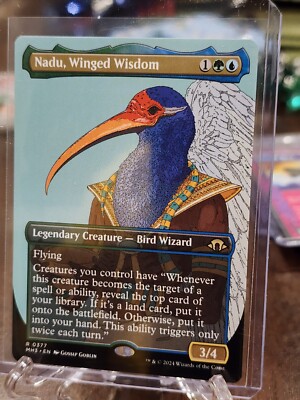 MTG - NM - Nadu, Winged Wisdom - Borderless-Modern Horizons 3 MH3 | eBay