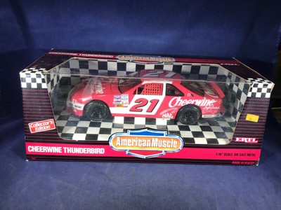 L4-1 AMERICAN MUSCLE MORGAN SHEPHERD #21 CHEERWINE FORD THUNDERBIRD - 1 ...
