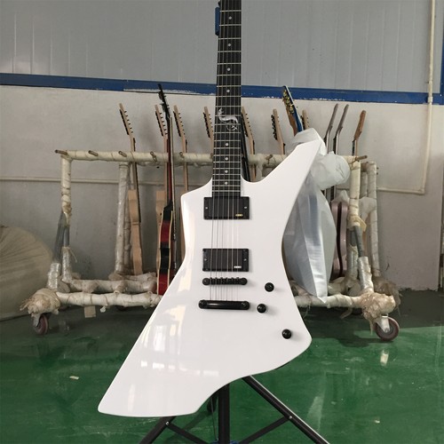 Factory White Snakebyte Electric Guitar HH Pickups T-O-M Bridge Black ...