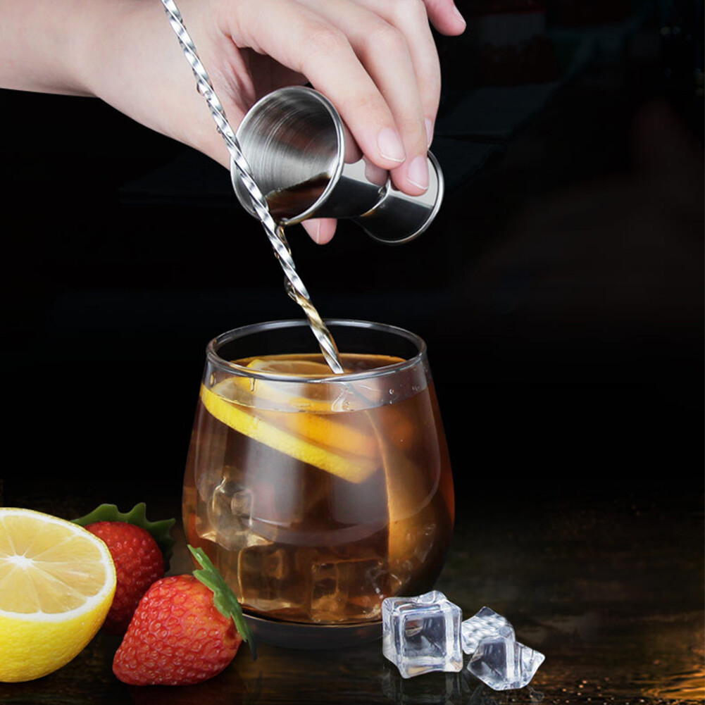 18pcs Cocktail Jigger Safety Double End Sturdy Practical For Bartending ...