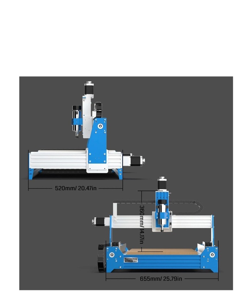 Genmitsu CNC Router Machine PROVerXL 4030 for Wood Metal Acrylic MDF ...