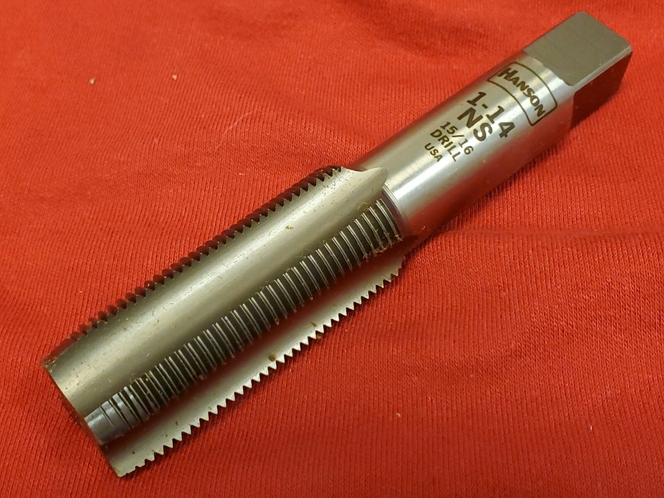 Various Brands SAE Hand Tap Carbon Steel 1/4" to 1" NC & NF Taper Plug ...
