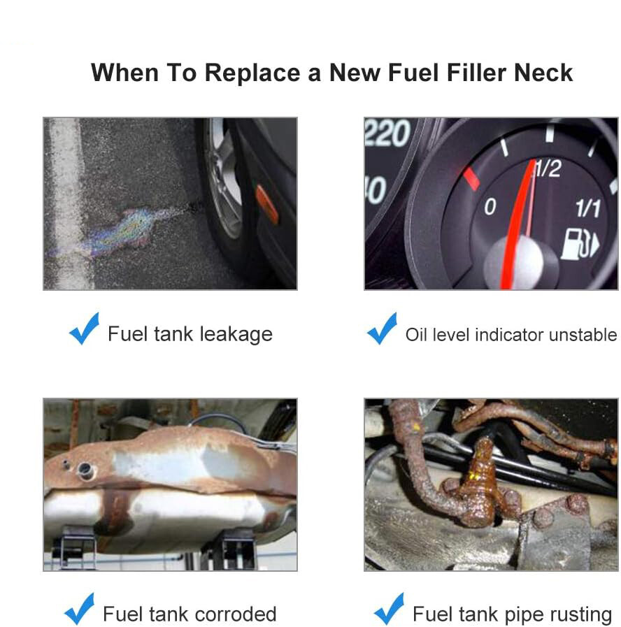 Fuel Tank Filler Neck Pipe For Ford F-350 F-450 F-550 Super Duty Turbo ...