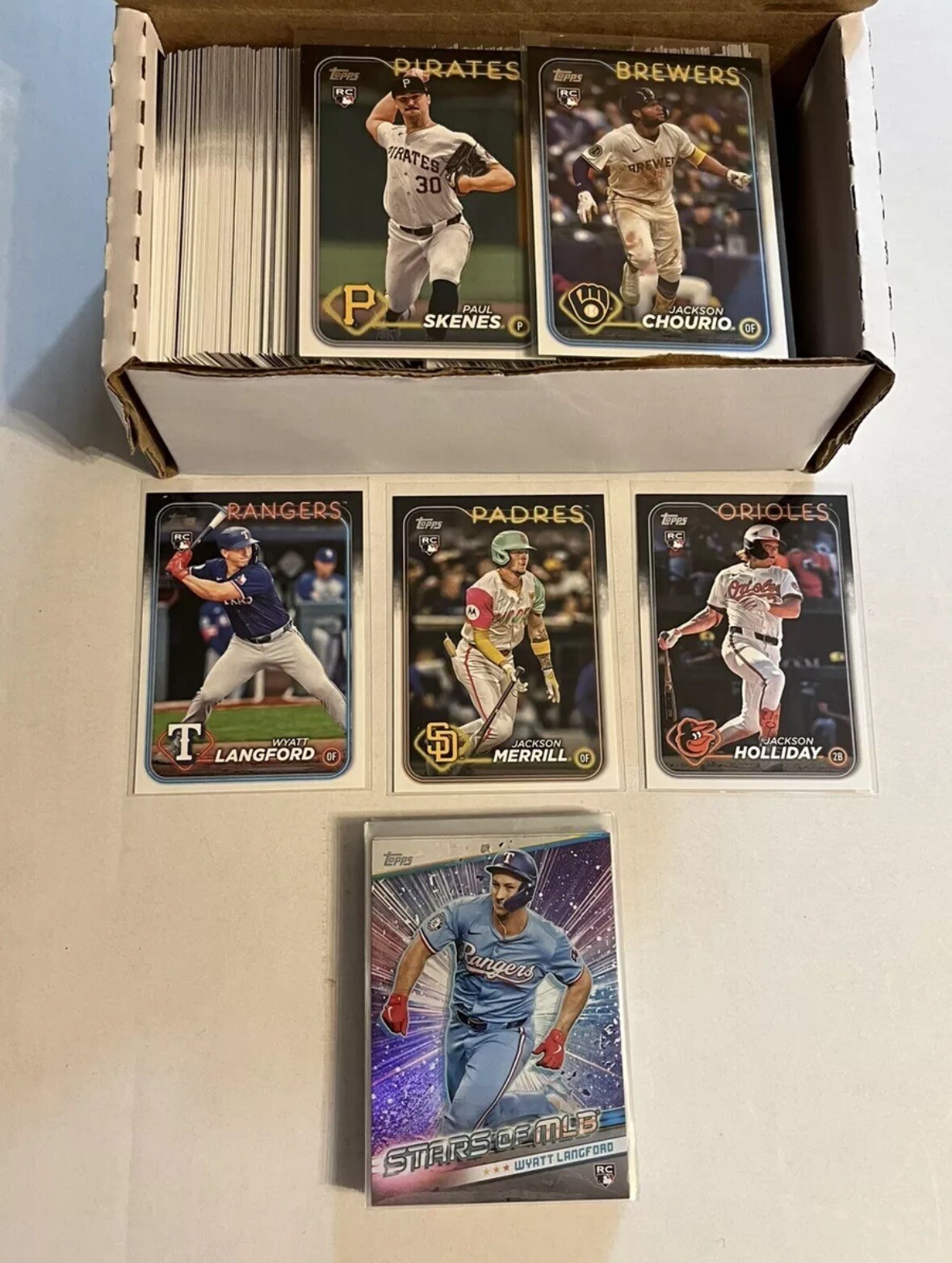 2024 Topps Update Baseball Complete Base Set #1-350 & Stars Of MLB 61 ...