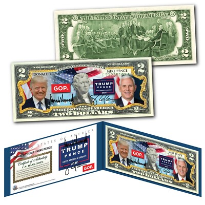 Donald Trump & Mike Pence Republican 2020 Presidential Election Genuine ...