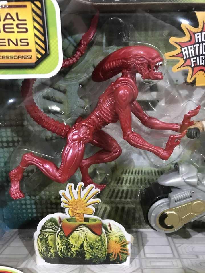 NEW! Alien Collection Xenomorph Swarm Alien Battle Set! Toy! Red Alien ...