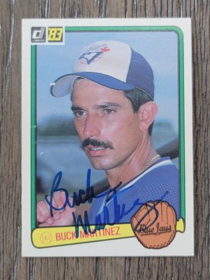 1983 Donruss #178 Buck Martinez Blue Jays Signed Auto *45201 | eBay