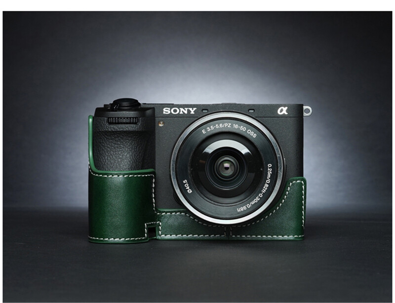 Half Case for Sony A6700 Genuine Leather Camera Retro Cover TP Handmade ...