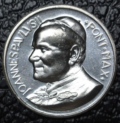 JOANNES PAVLVS II PONT. MAX - POPE JOHN PAUL II MEDALLION - Vatican ...