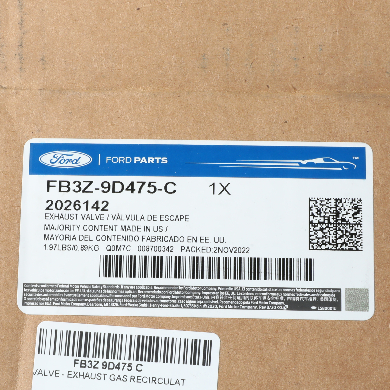 NEW OEM 15-19 Ford Transit 3.2L Diesel Engine EGR Valve Module Assembly ...