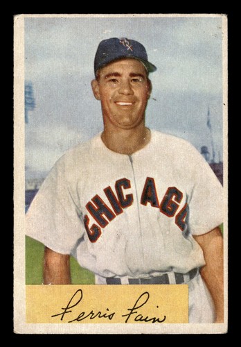Ferris Fain 1954 Bowman #214 Chicago White Sox Pr | eBay