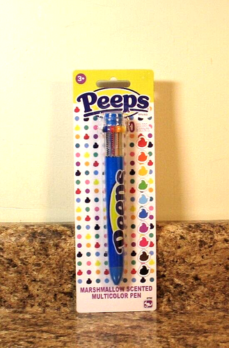 Peeps Marshmallow Scented Multicolor Pen 10 Colors & Scents Blue NEW | eBay