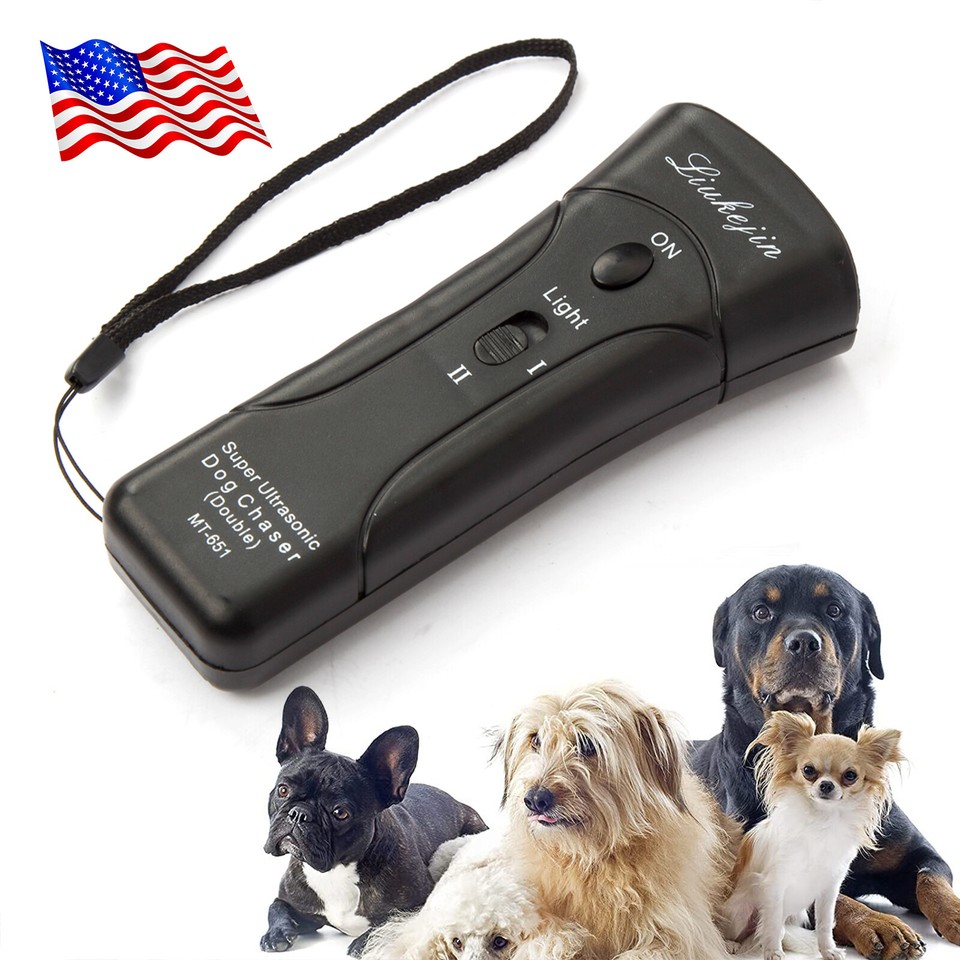 Ultrasonic Bark Stopper Control Anti Barking Away Pet Dog Train ...