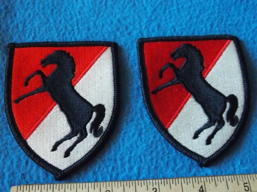 PAIR OF - ARMY 11TH CAVALRY REGIMENT PATCHES - NEW | eBay
