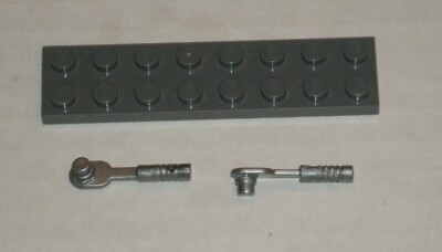 LEGO NEW Flat Silver Socket Wrench Hand Tools (2x) 6103444 Brick 11402 ...