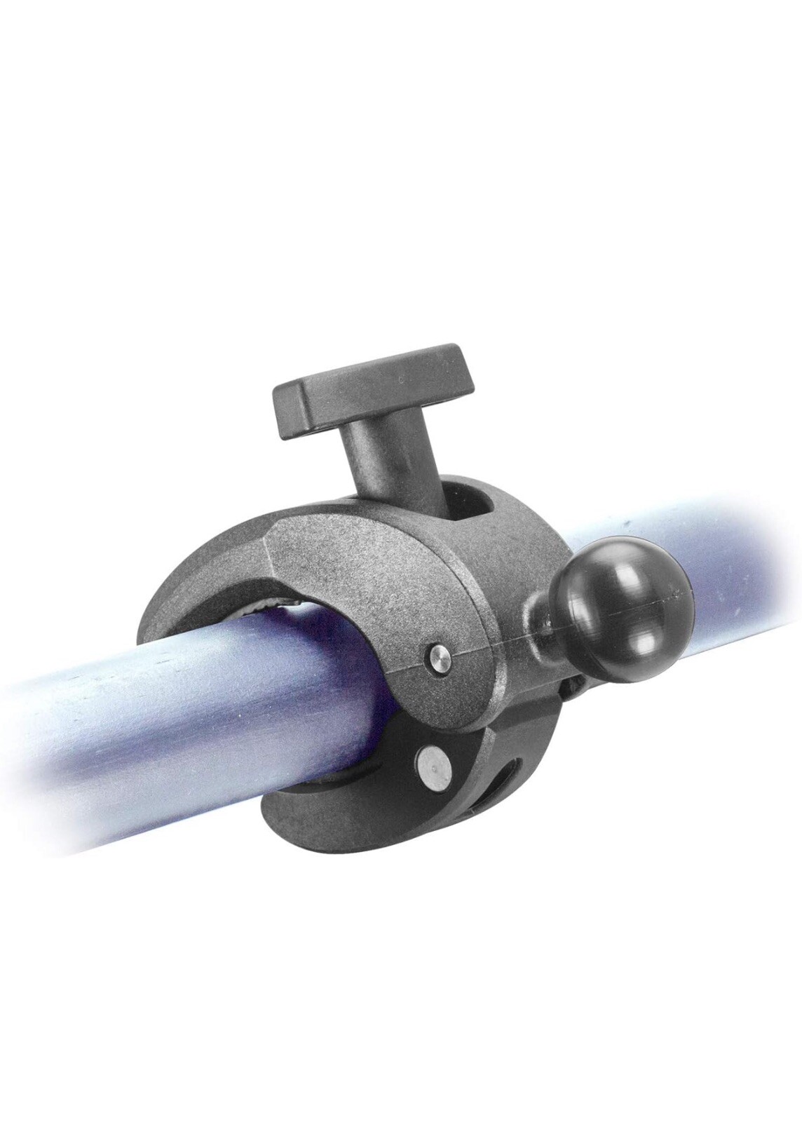 iBOLT 25mm / 1 inch Ball to Clamp Post/Pole/Handlebar Mount Base ...