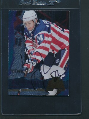 1995/96 Edge Ice #36 Wayne Primeau Americans Signed Auto *E5799 | eBay