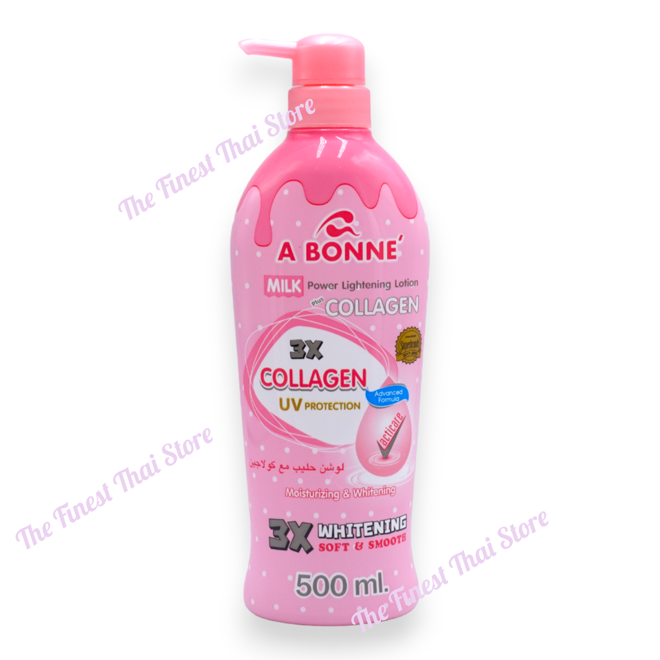 A Bonne Milk Body Set : Shower Cream 450ml + Body Lotion 500ml + Spa ...