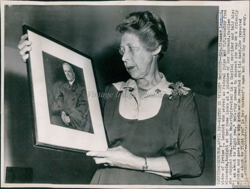 1954 Eleanor Lenroot Wa Fight Mccarthy Widow Irvine Lenroot Frame ...