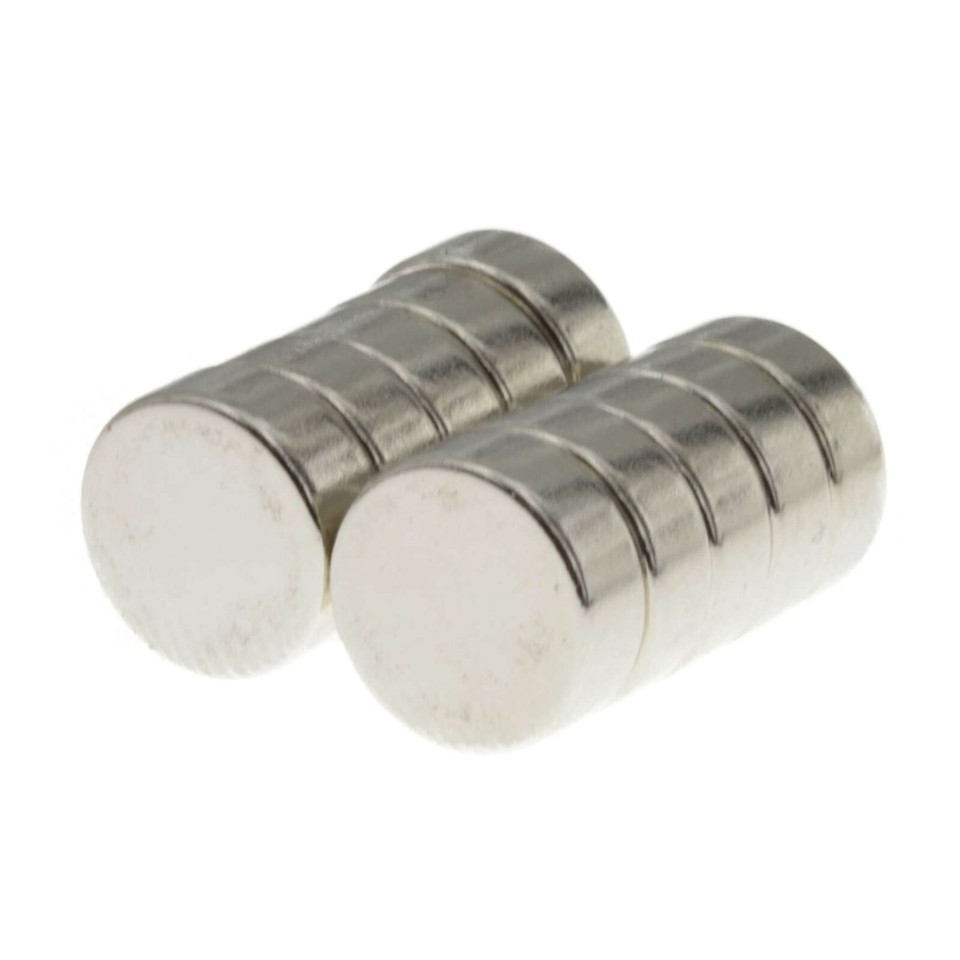 Very Strong Magnets 6mm 10mm 12mm 15mm Round Various Depths 1mm 2mm 3mm ...