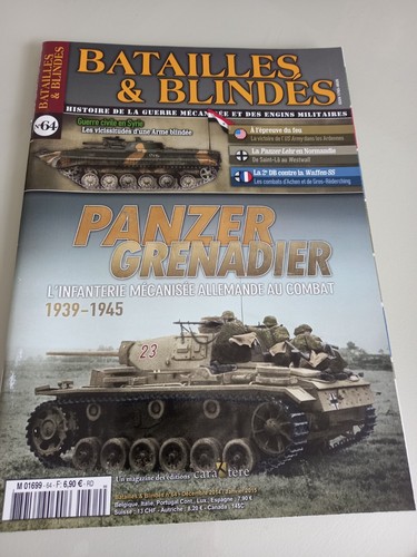 BATAILLES & BLINDES Magazine N°64 Panzer grenadier au combat | eBay