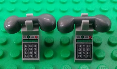 *NEW* Lego Old Style Phone Telephone w Key Pad Brick Houses Offices - 2 ...