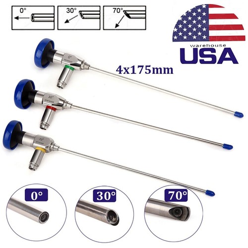 0/30/70 Rigid Endoscope Arthroscope Sinuscope 4x175mm Nasal Sinoscope ...
