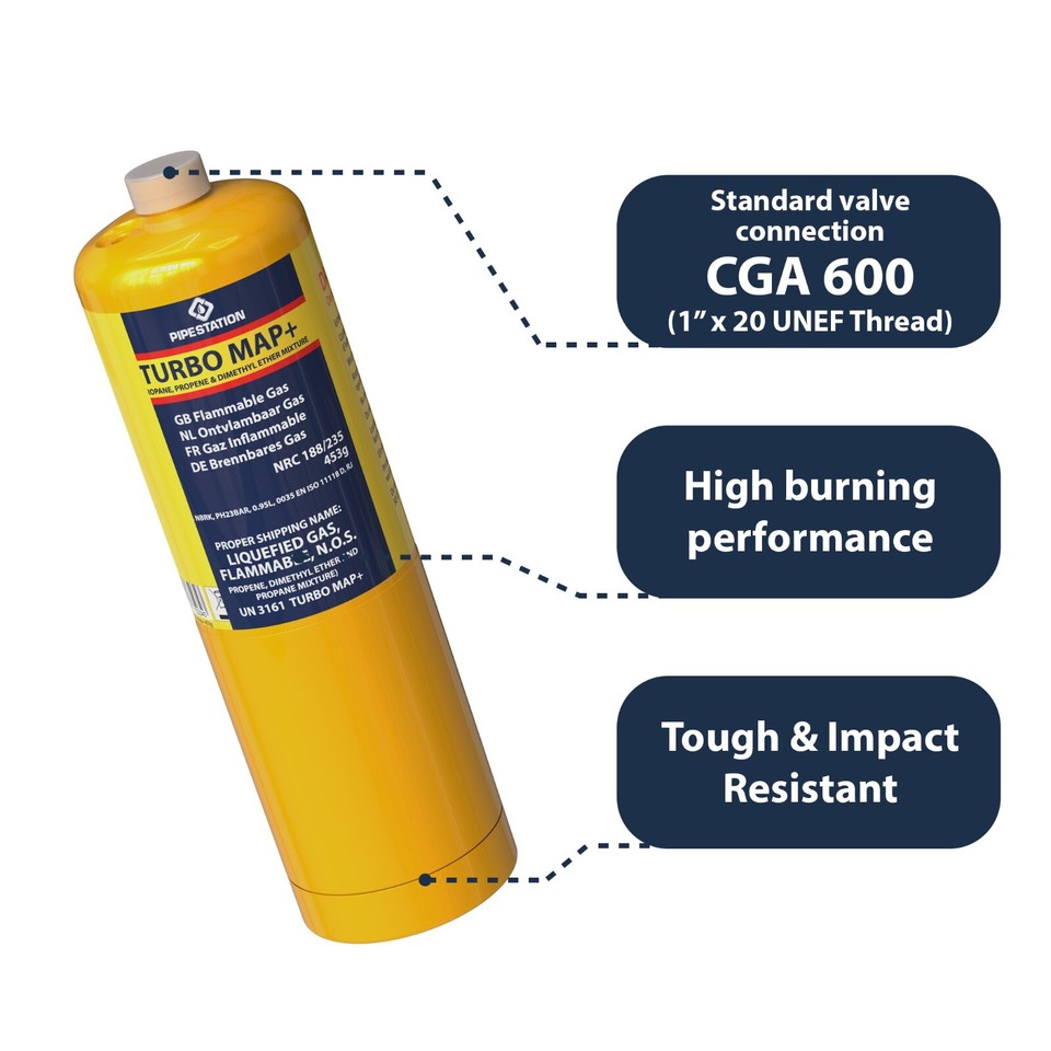 Sale! Yellow MAPP / MAP+ Pro Gas Cylinder Bottle FREE DELIVERY | eBay UK