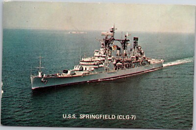 USS Springfield CLG-7 US Naval Ship Postcard | eBay