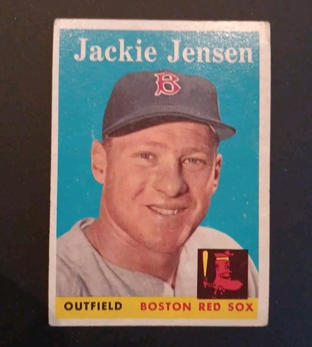 Jackie Jensen 1958 Topps 130 Boston Red Sox Ebay
