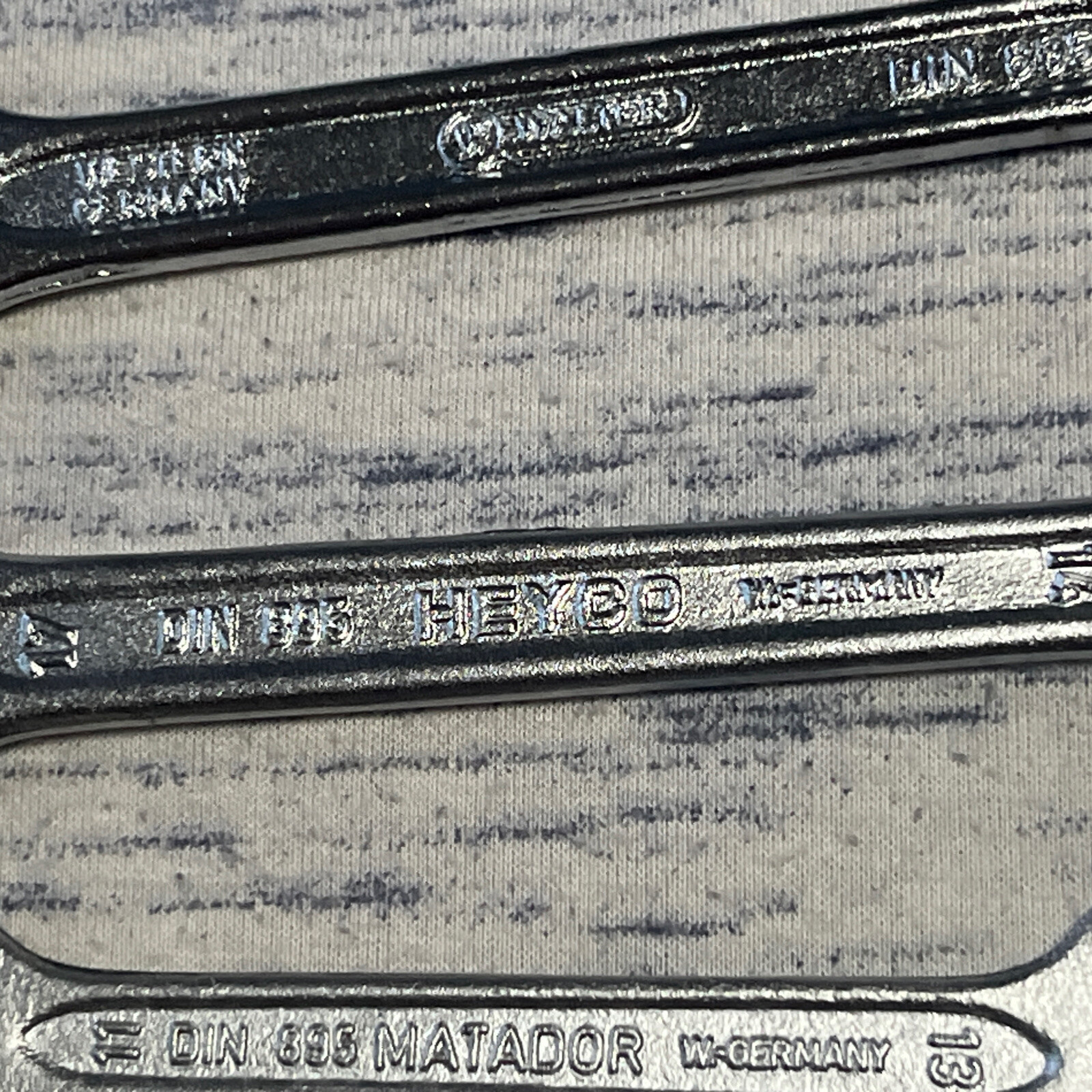 Mercedes-Benz Matador Germany DIN 895 17mm / 19mm Open End Wrench for ...