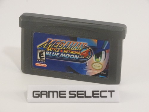 Megaman Battle Network 4 blue Moon Nintendo Game BOY ADVANCE GBA And DS ...