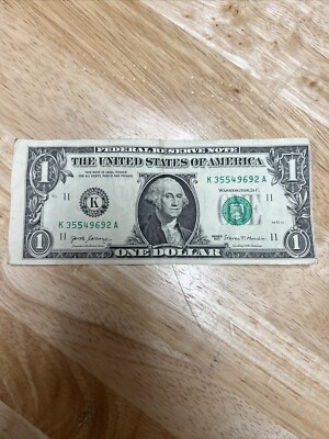 Miscut /Misaligned Error $1 One Dollar Bill 2013 Series | eBay