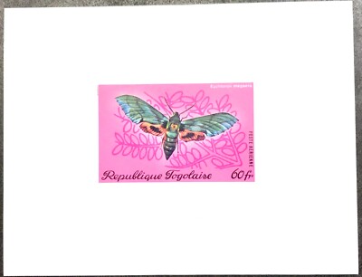 Togo #C139 EPL Proof Verdant Hawk-moth Euchloron megaera [YTPA139 ...