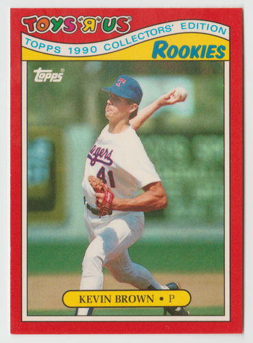 1990 Toys R Us Rookies #6 Kevin Brown - Texas Rangers | eBay