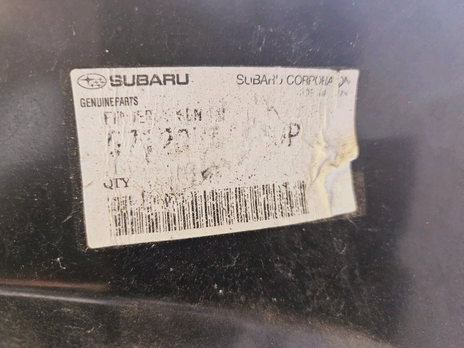 2015 2020 SUBARU WRX & STI 2015-2021 OEM LEFT DRIVER SIDE FENDER PANEL ...