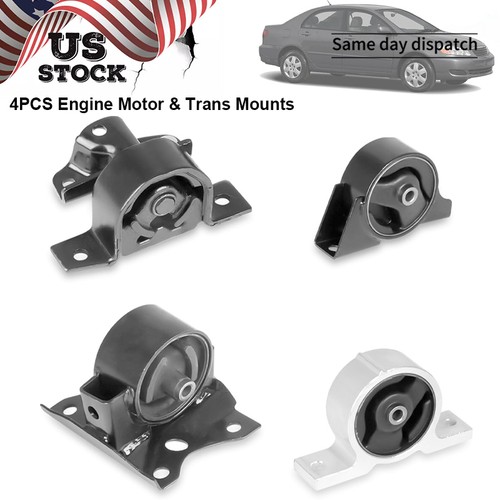 4PCS Motor Mount for 2000-2006 Nissan Sentra 1.8L Auto A7314 A4305 ...